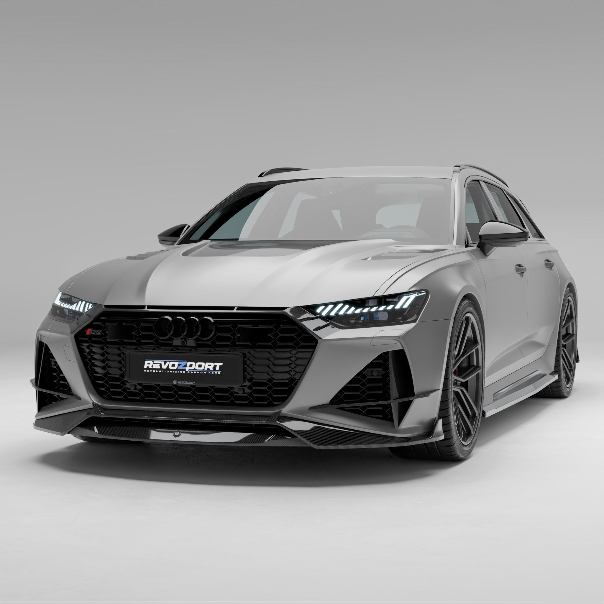Audi RS6 C8 Avant 2020+ Carbon Fiber Front Lip